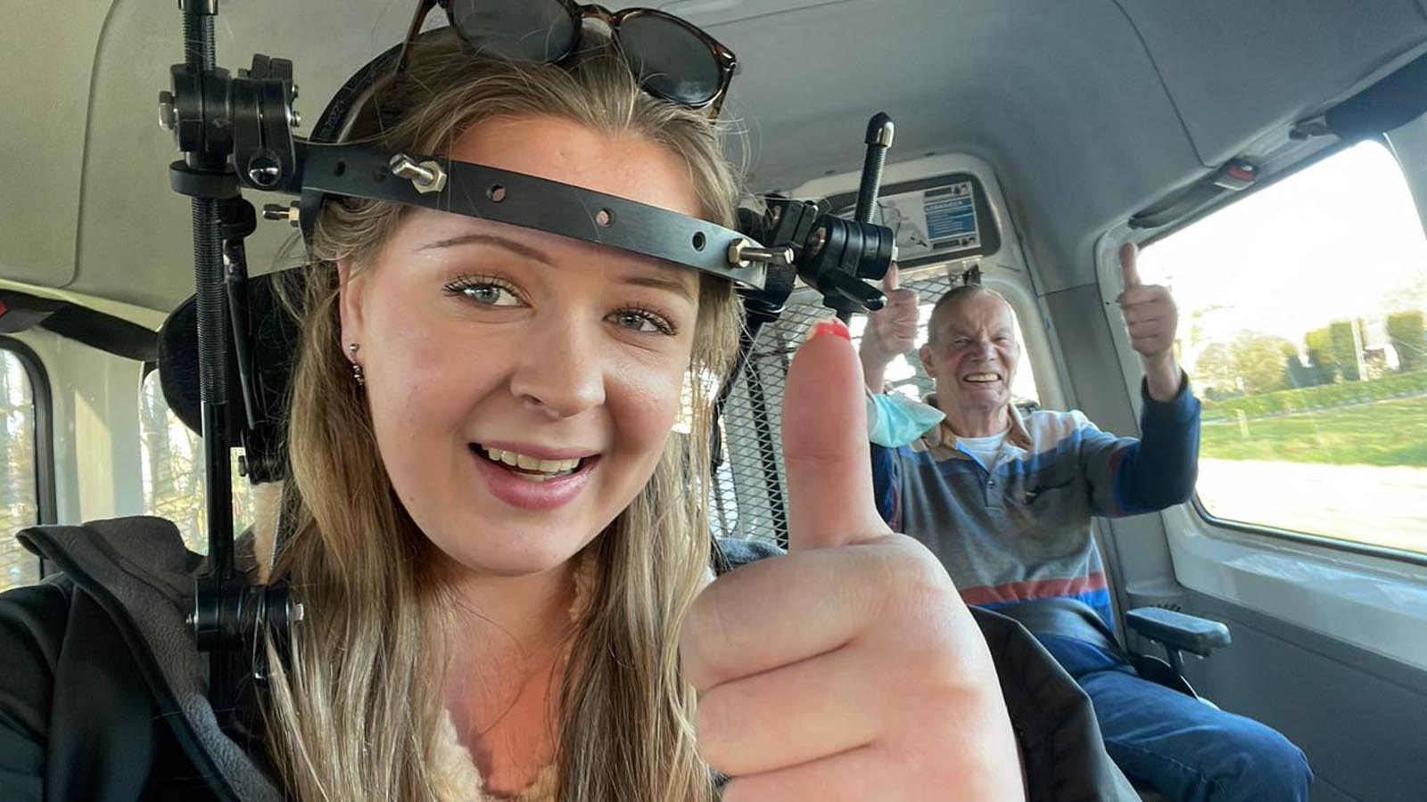 Celine (19) brak nek bij ongeluk: 'Ik wilde dood als ik een dwarslaesie ...