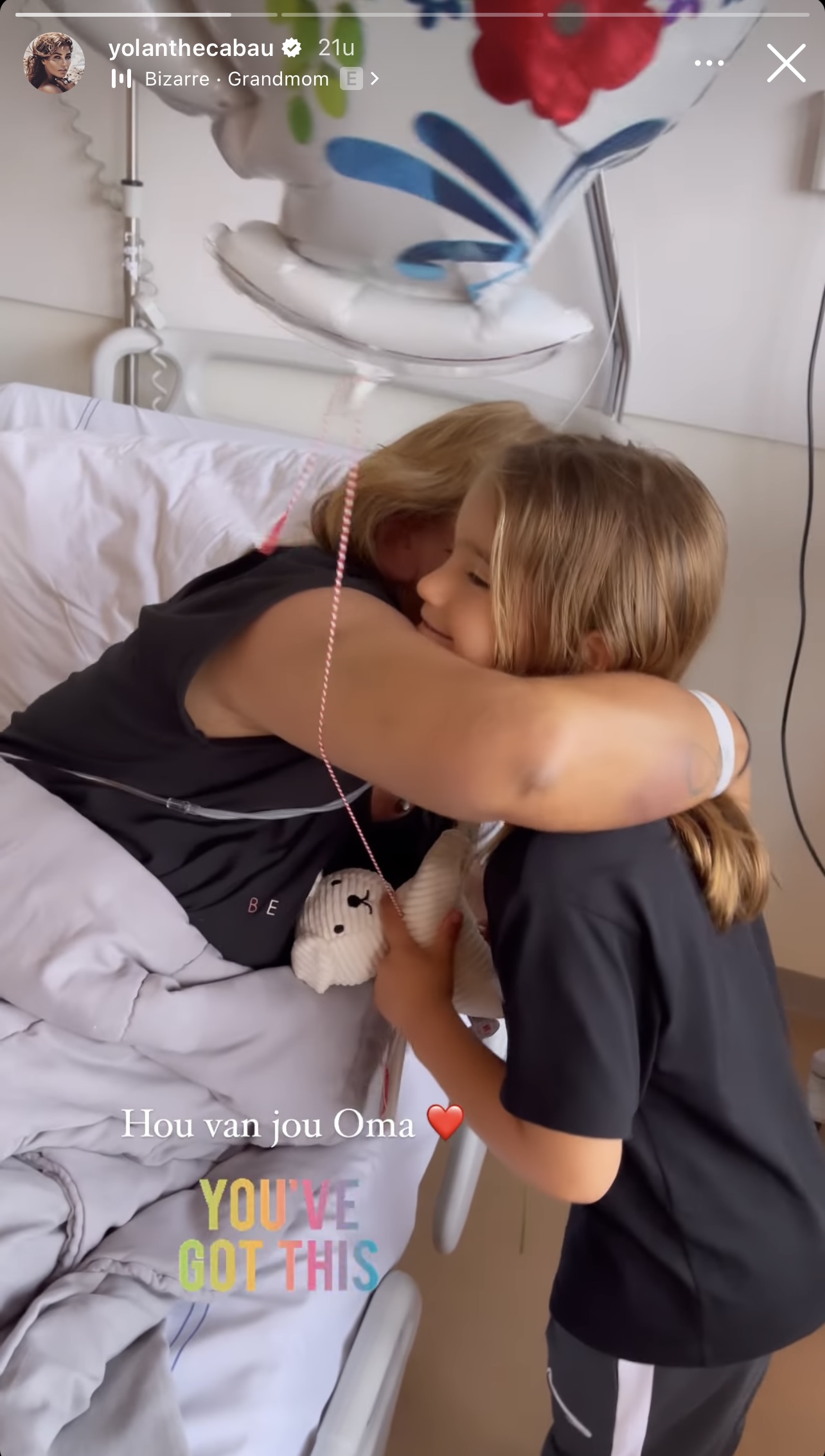 Yolanthe en Xess Xava steken samen zieke oma hart onder de riem - LINDA.nl