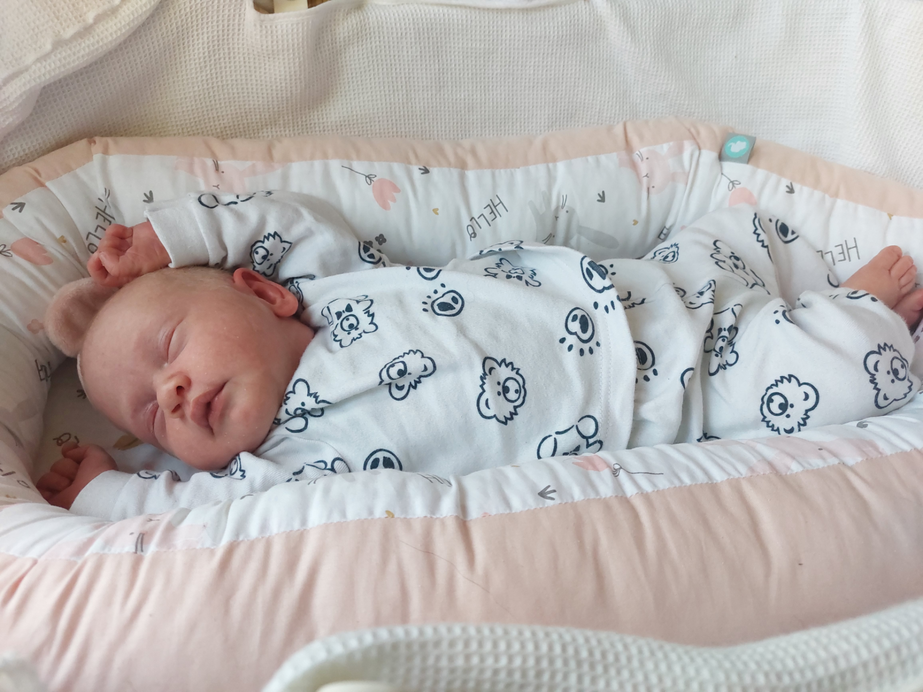 Kelly's baby girl was born asleep while under anesthesia