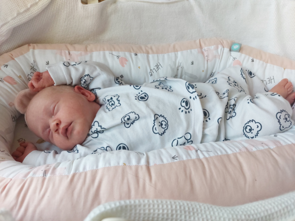 Kelly's baby girl was born asleep while under anesthesia