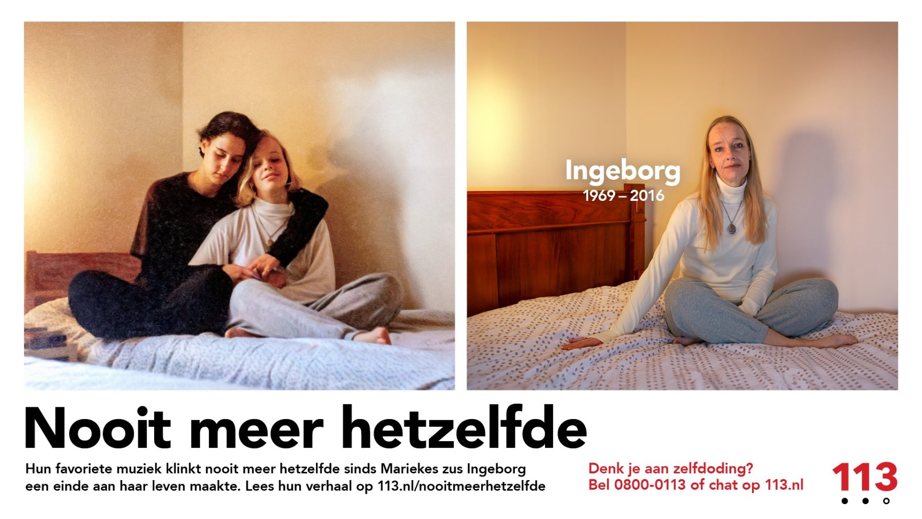 Nieuwe campagne 'Nooit Meer Hetzelfde' toont impact zelfdoding - LINDA.nl